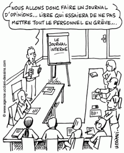UCCIANI DESSINSLe journal interne - Dessins de communication