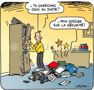 UCCIANI DESSINSEspace de travail rangé dans les bureaux. Illustrations