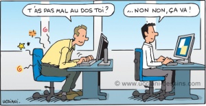 UCCIANI DESSINSErgonomie au bureau - Illustrations