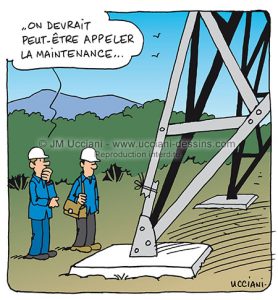 UCCIANI DESSINSLa maintenance - Dessins de communication