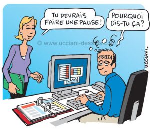 UCCIANI DESSINSTravail sur écran, penser à faire des pauses